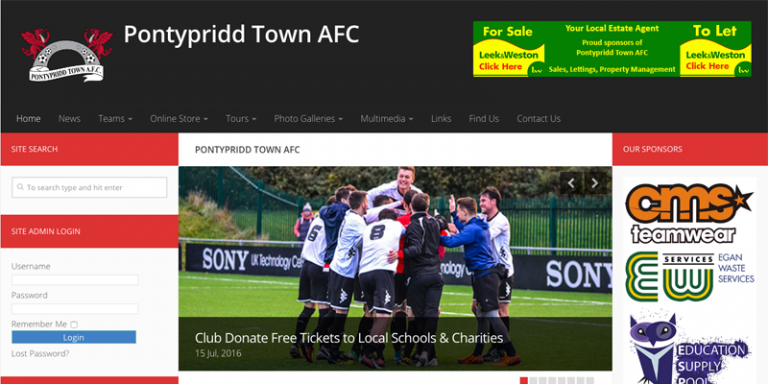 Pontypridd AFC – WP Club Manager